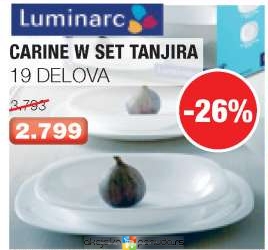 Servis za ručavanje Luminarc Carine, 19 delova, Luminarc