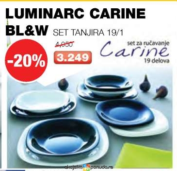 Servis za ručavanje Luminarc Carine, 19 delova, Luminarc