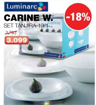 Set tanjira Luminarc Carine, 19 delova, Luminarc