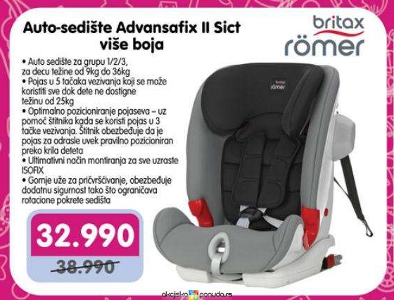 Dečije sato sedište Britax Romer, Britax