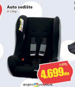 Auto sedište 0-25 kg,