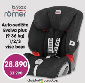 Auto sedište Britax Romer Evolva plus, Britax