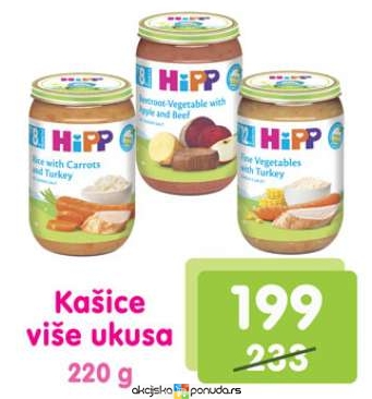 Hipp kašica, 220g, Hipp