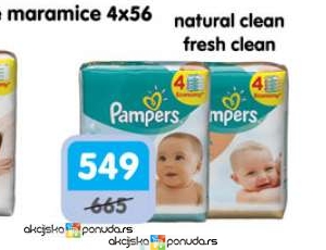 Pampers vlažne maramice, 4x56, Pampers