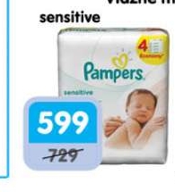 Pampers Sensitive vlažne maramice, 4x56, Pampers