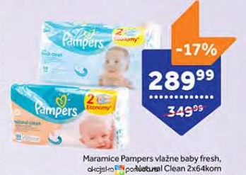 Pampers vlažne maramice, Pampers