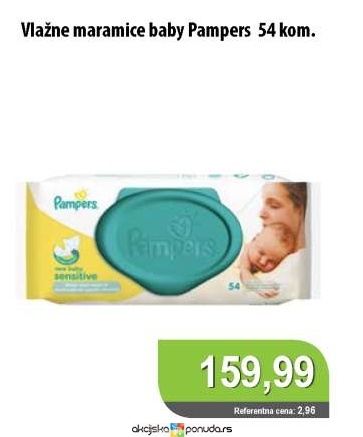 Pampers vlažne maramice, 54/1, Pampers