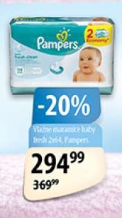 Pampers vlažne maramice, 2x64, Pampers