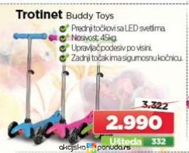 Trotinet Buddy Toys, Dečije igračke