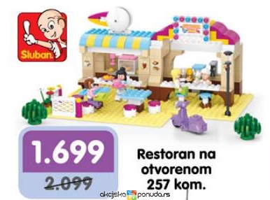 Restoran na otvorenom Sluban kockice, Sluban