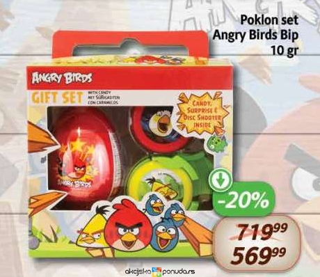 Angry Birds Bip poklon set, Dečije igračke