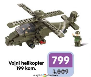 Sluban kocke vojni helikopter, Sluban