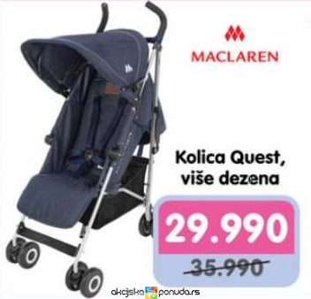 Kolica za bebe Maclaren Quest, Maclaren