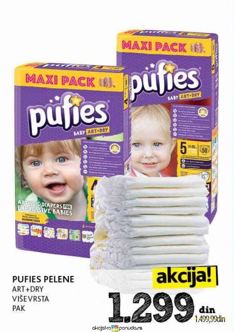 Pufies Baby Art pelene, Pufies