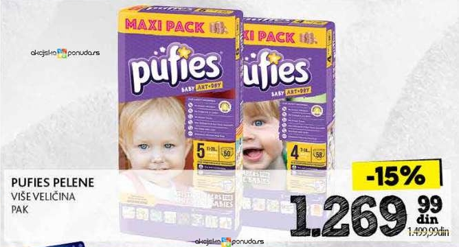 Pufies Baby Art pelene, Pufies
