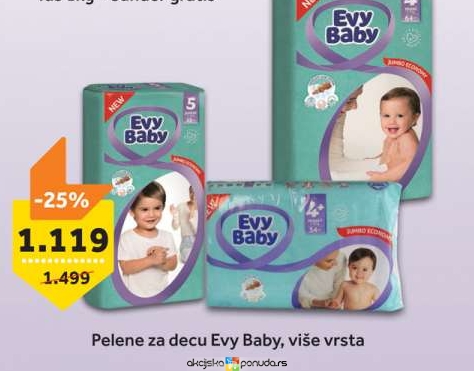 Evy Baby pelene, Evy Baby