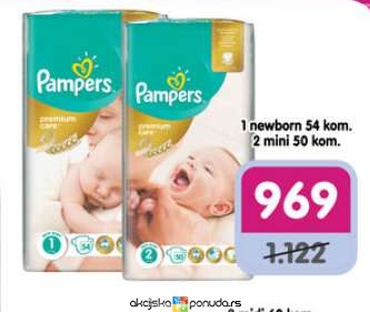 Pampers Newborn pelene, Pampers