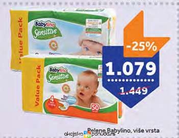 Babylino Sensitive pelene, Babylino