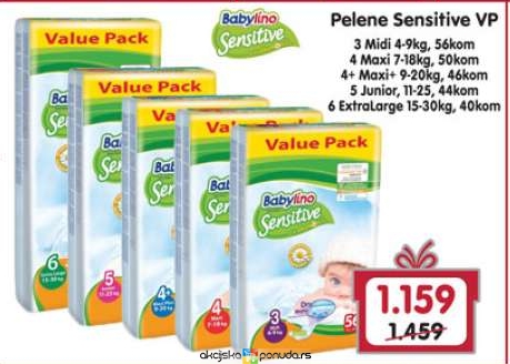 Babylino Sensitive pelene, Babylino