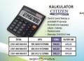 Citizen kalkulator SDC-812 cifara, Citizen