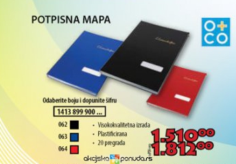 Potpisna mapa,