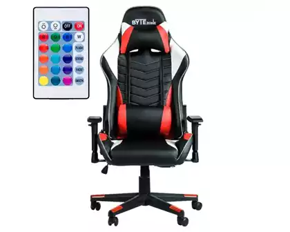 Bytezone Gaming stolica ByteZone WINNER crno/crvena LED