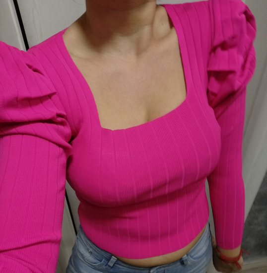 Pink bluza trikotaza