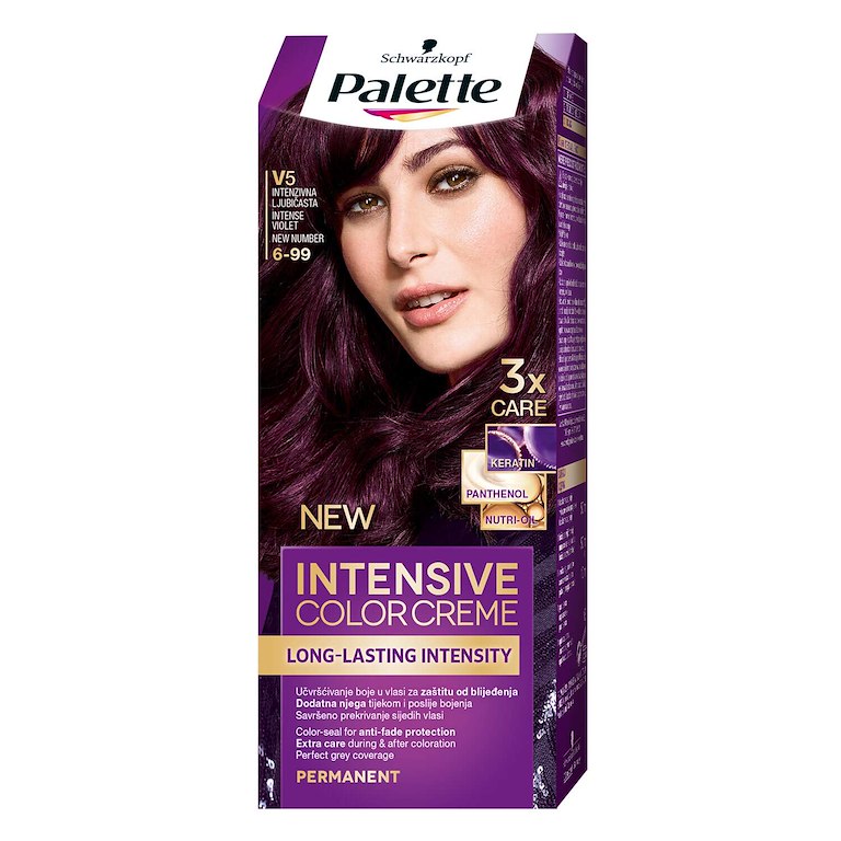 Palette boja za kosu icc v5 6-99 intense violet palette