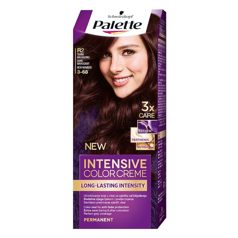 Palette boja za kosu icc r2 dark mahagony 3-68 Henkel
