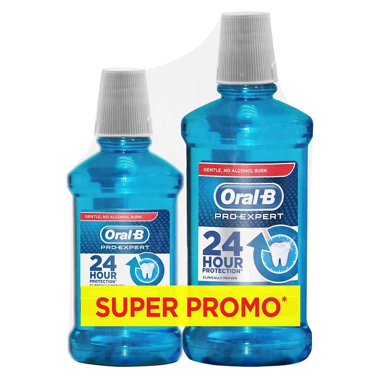 Oral B tečnost za usta proexp prof prot 500+250ml oral b