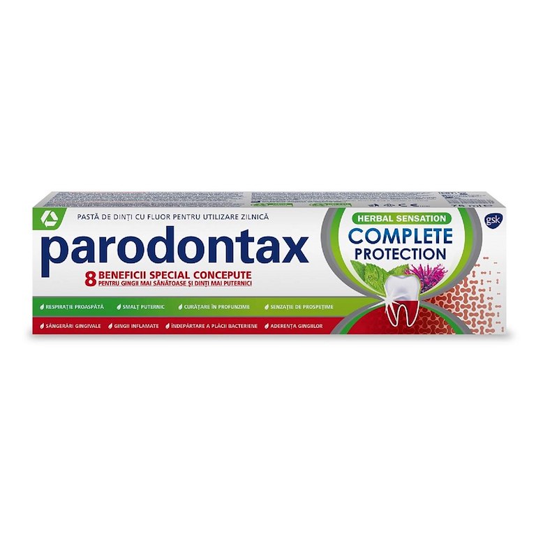 Parodontax zp complete protection herbal 75ml parodontax