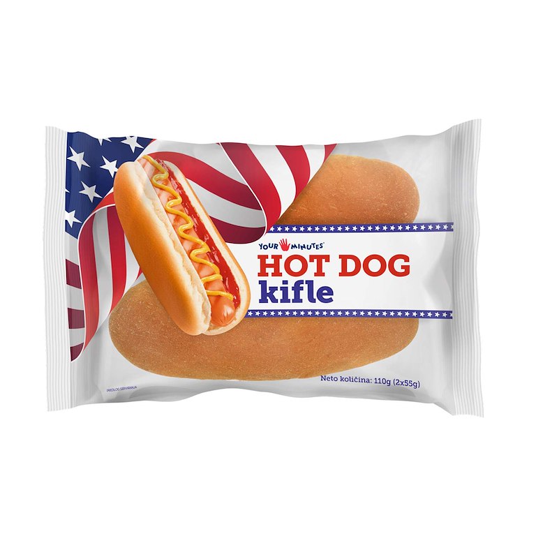 Hot dog kifle 2x55g Don Don