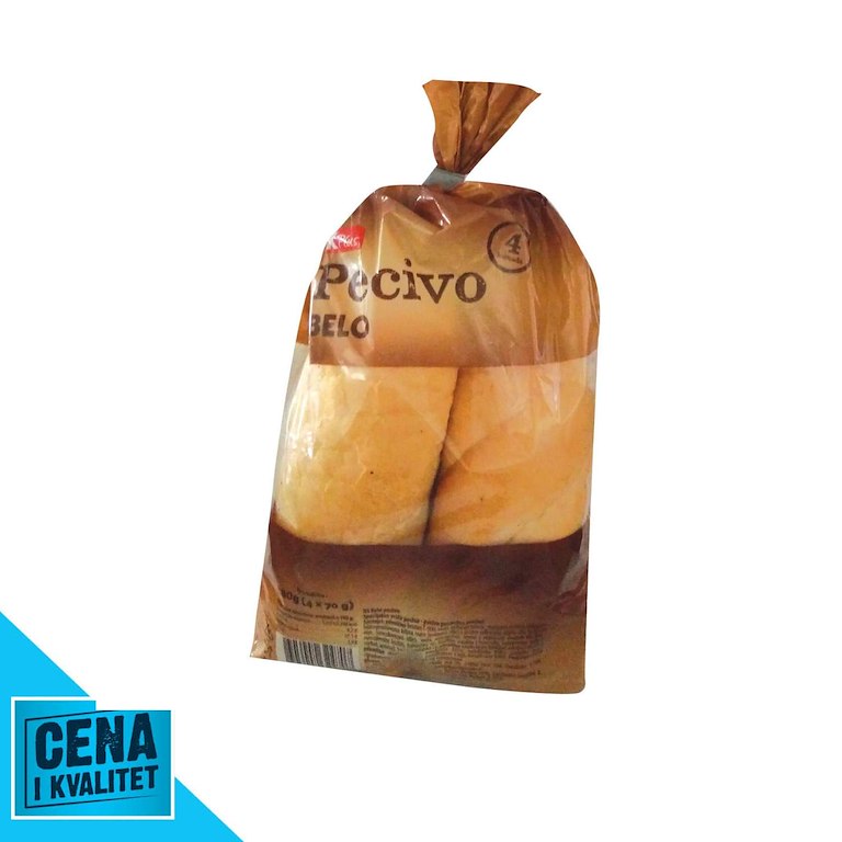 K plus pecivo belo 4x70g