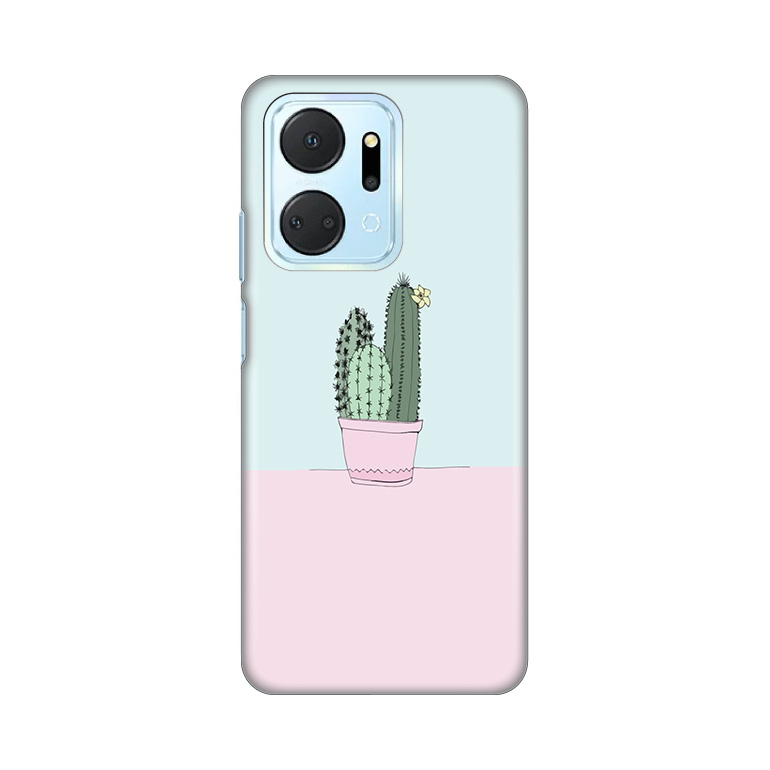 Maska Silikonska Print za Honor X7a Cactus