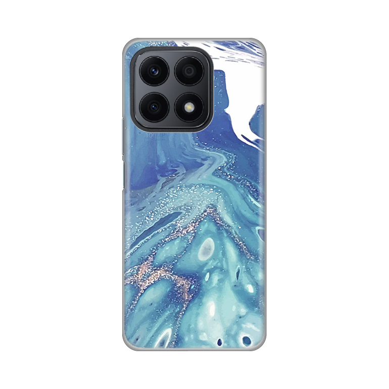 Maska Silikonska Print za Honor X8a Blue Marble