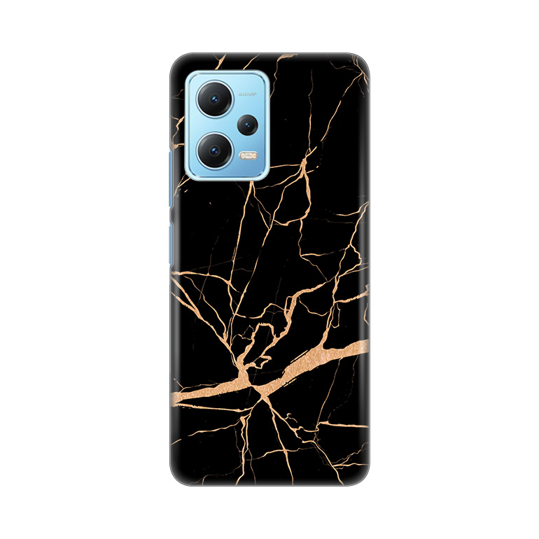 Maska Silikonska Print za Xiaomi Redmi Note 12 5G (EU) All Black