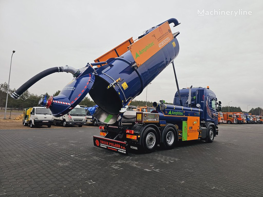 Scania Amphitec VORTEX ATEX EURO 6 vacuum suction loader vakum bager