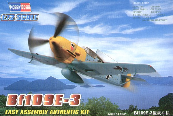 HOBBY BOSS 1/72 Bf109E-3 Fighter
