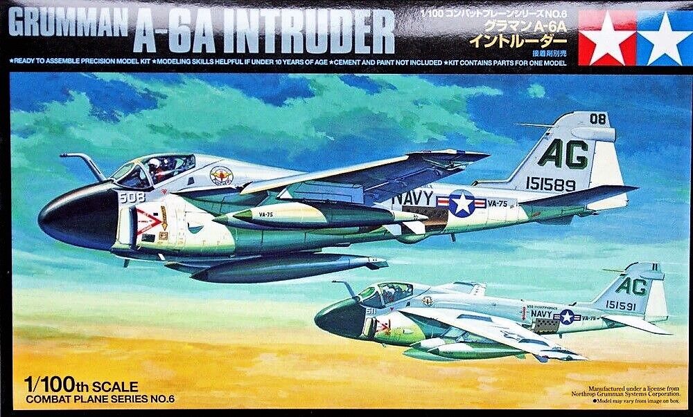TAMIYA 1/100 Grumman A-6A Intruder