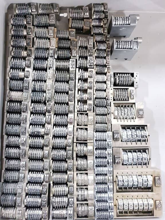 Letter Press Numbering units for Tiegel - Cylinder Suenuem - Lei mašina za sečenje