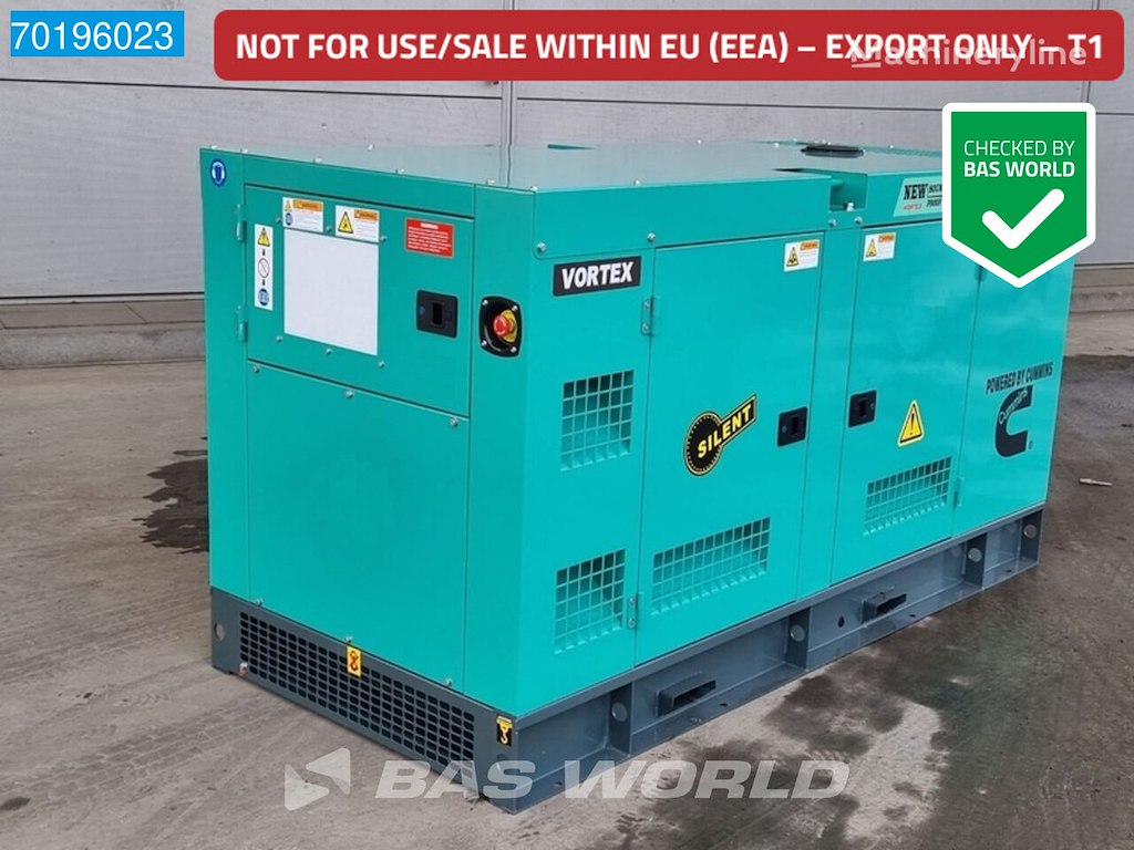 Novi Cummins AG3-50C 50 KVA - NEW UNUSED - GENERATOR diesel generator