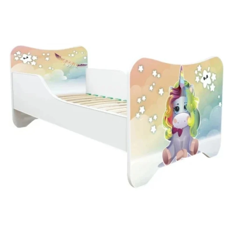 Krevet Happy Kitty - Unicorn Sky za decu, 160x80