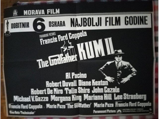plakat KUM II (Al Pacino / Robert De Niro)
