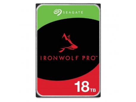 SEAGATE HDD IRONWOLF PRO NAS (3.5''/18TB/SATA/RMP 7200) ST18000NT001