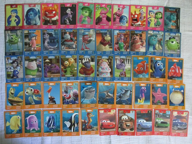 (N175) Disney pixar set kartica 144 broja