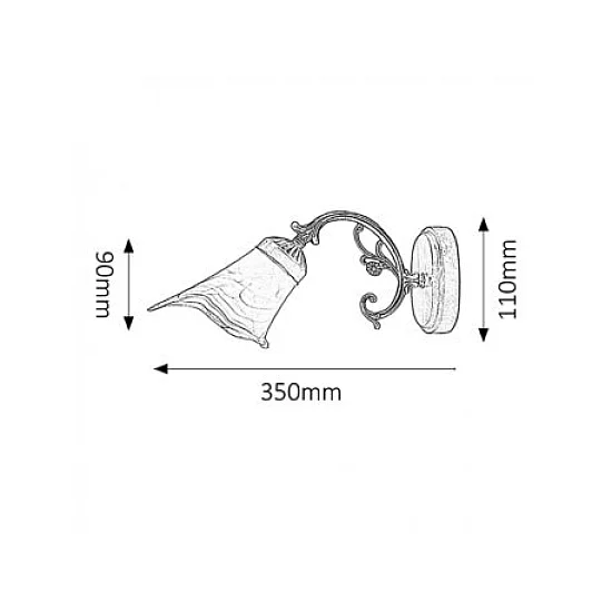 RABALUX 7091 RUSTIC 3 ZIDNA LAMPA 7091 CENA