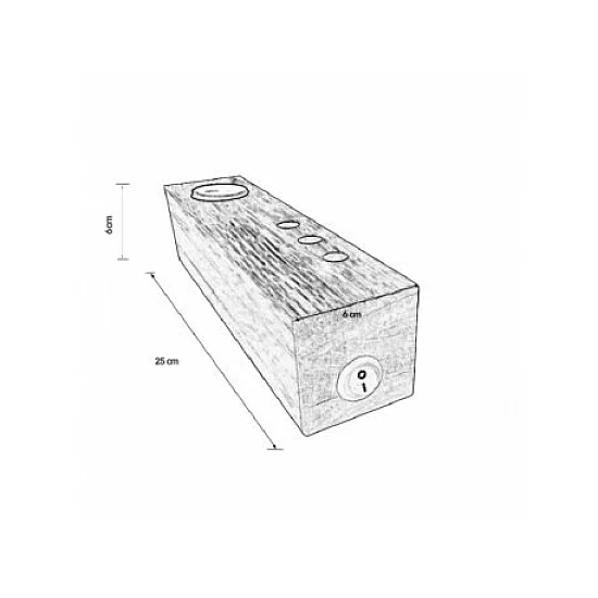 RUSTIK 146 STONA LAMPA 1XE27 ORAH CENA