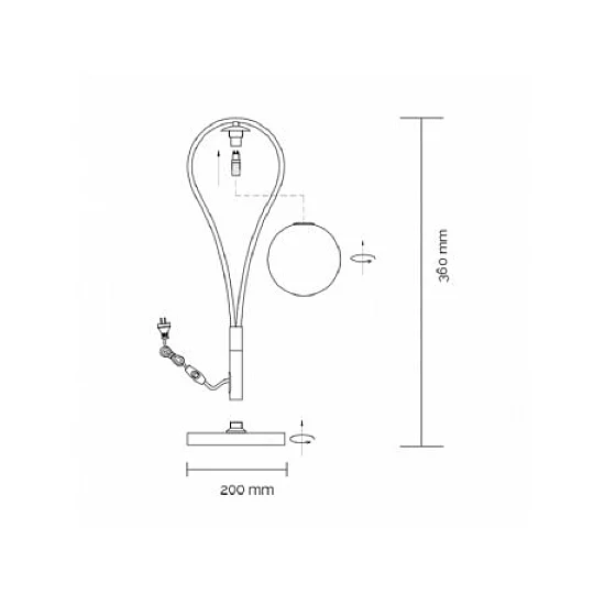 VESTA 577 STONA LAMPA 1*G9 MESING CENA
