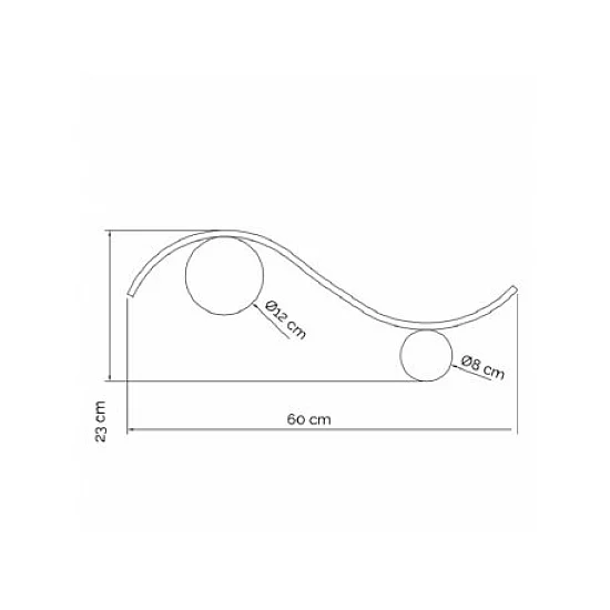 VESTA 567 ZIDNA LAMPA 14W 3000K CRNA CENA