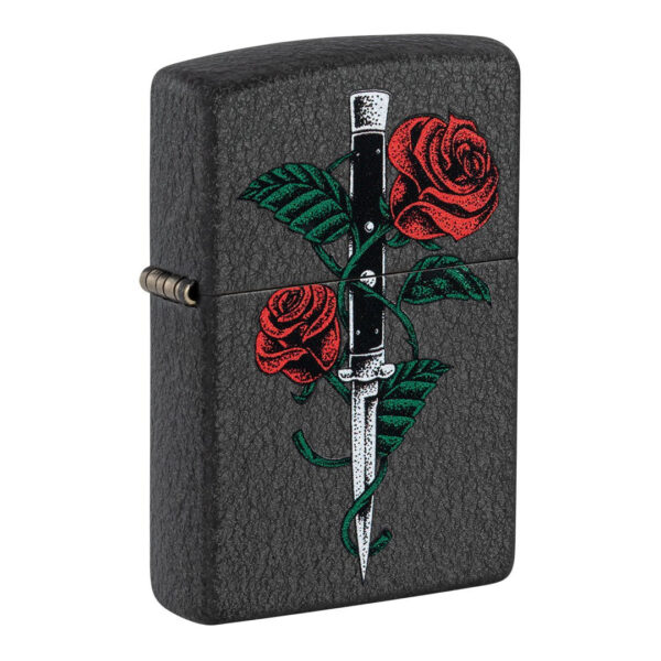 Zippo Upaljač Rose Dagger Tattoo Design 49778